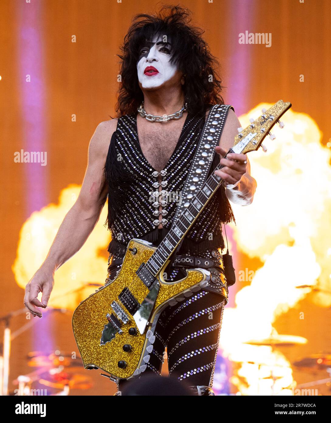 Munich, Germany. 17th June, 2023. Paul Stanley, singer and guitarist ...