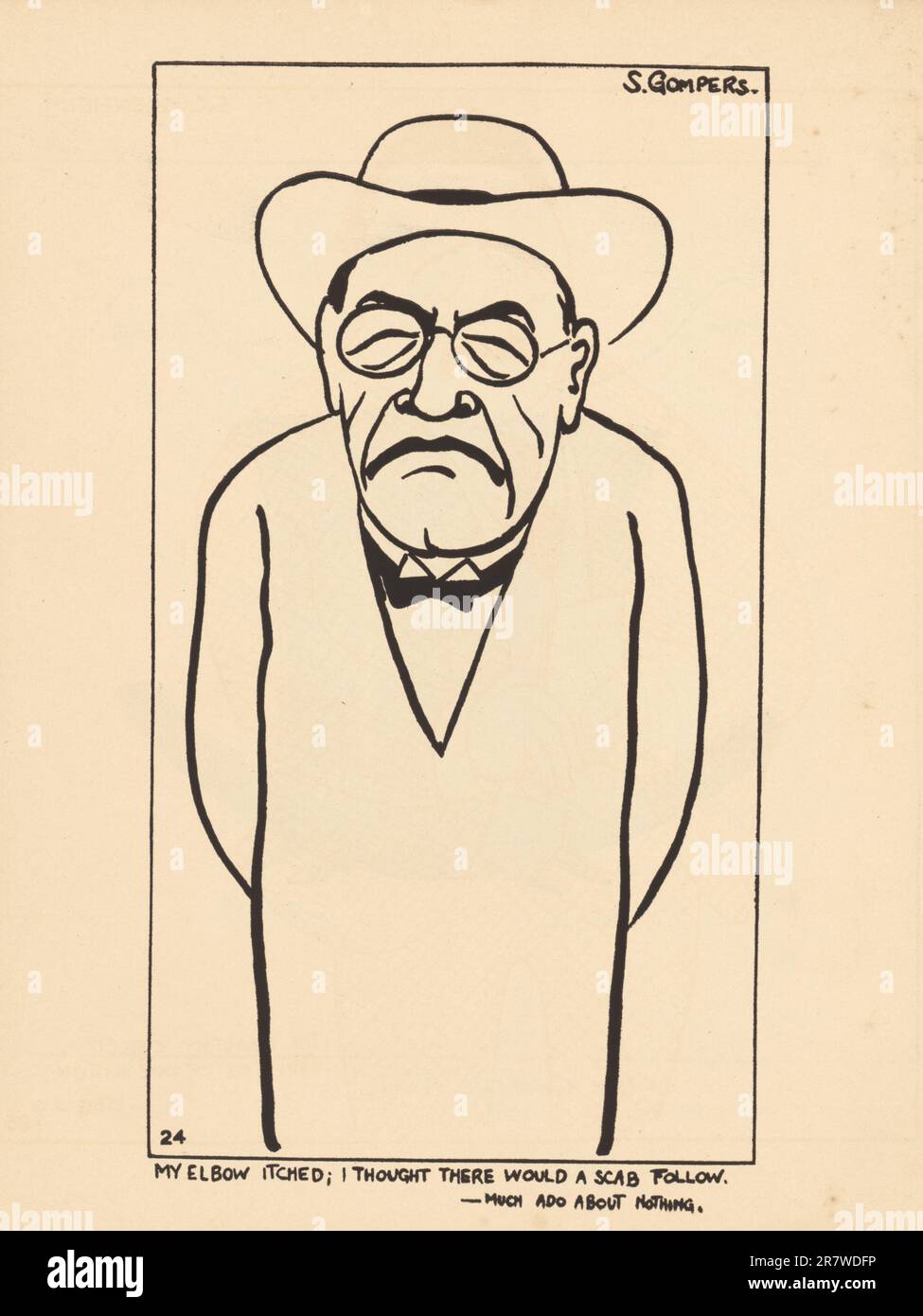 Samuel Gompers 1911 Stock Photo - Alamy