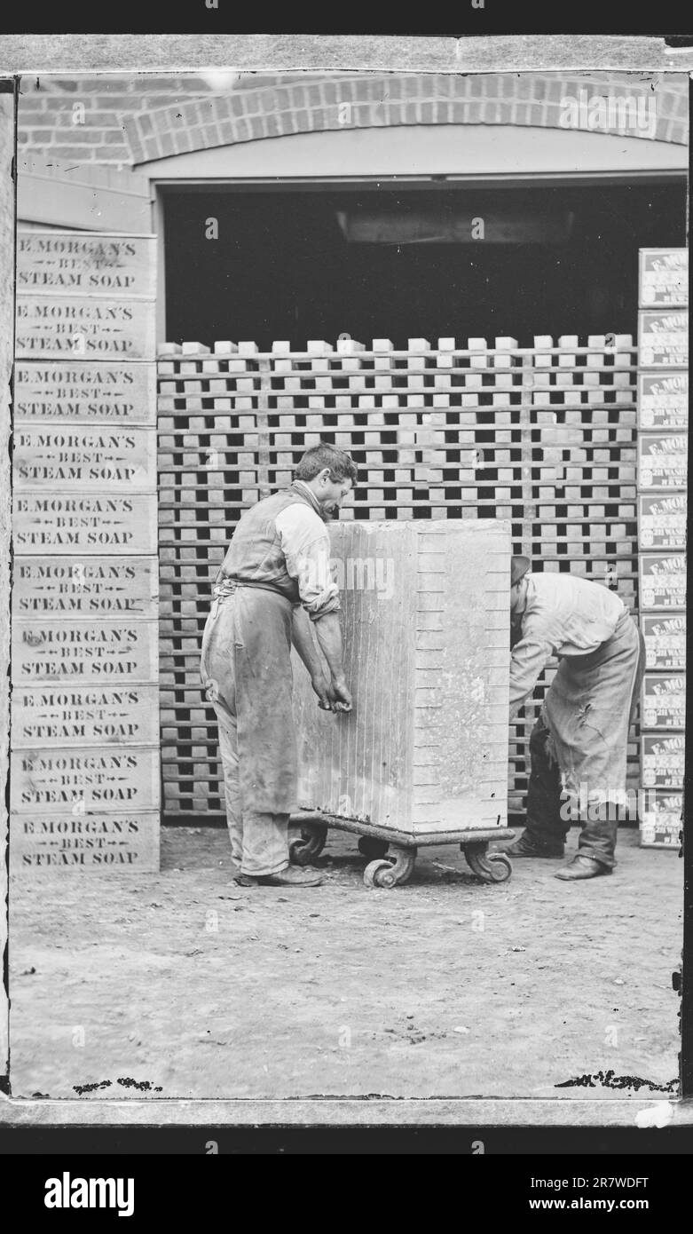 Soap Factory Workers c. 1860-1870 Stock Photo - Alamy