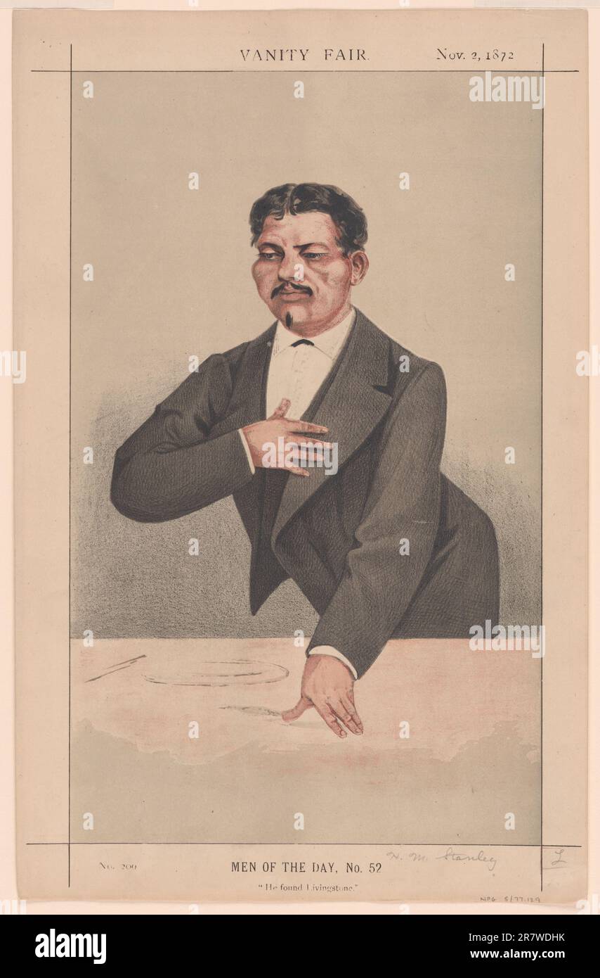 Henry Morton Stanley 1872 Stock Photo - Alamy