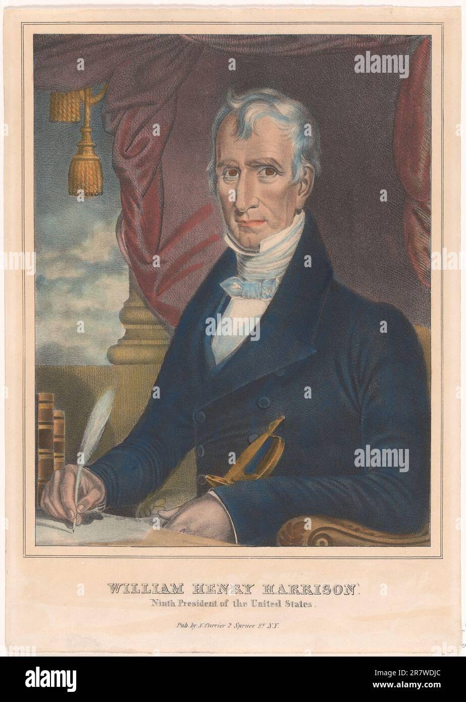 William Henry Harrison c. 1841 Stock Photo - Alamy