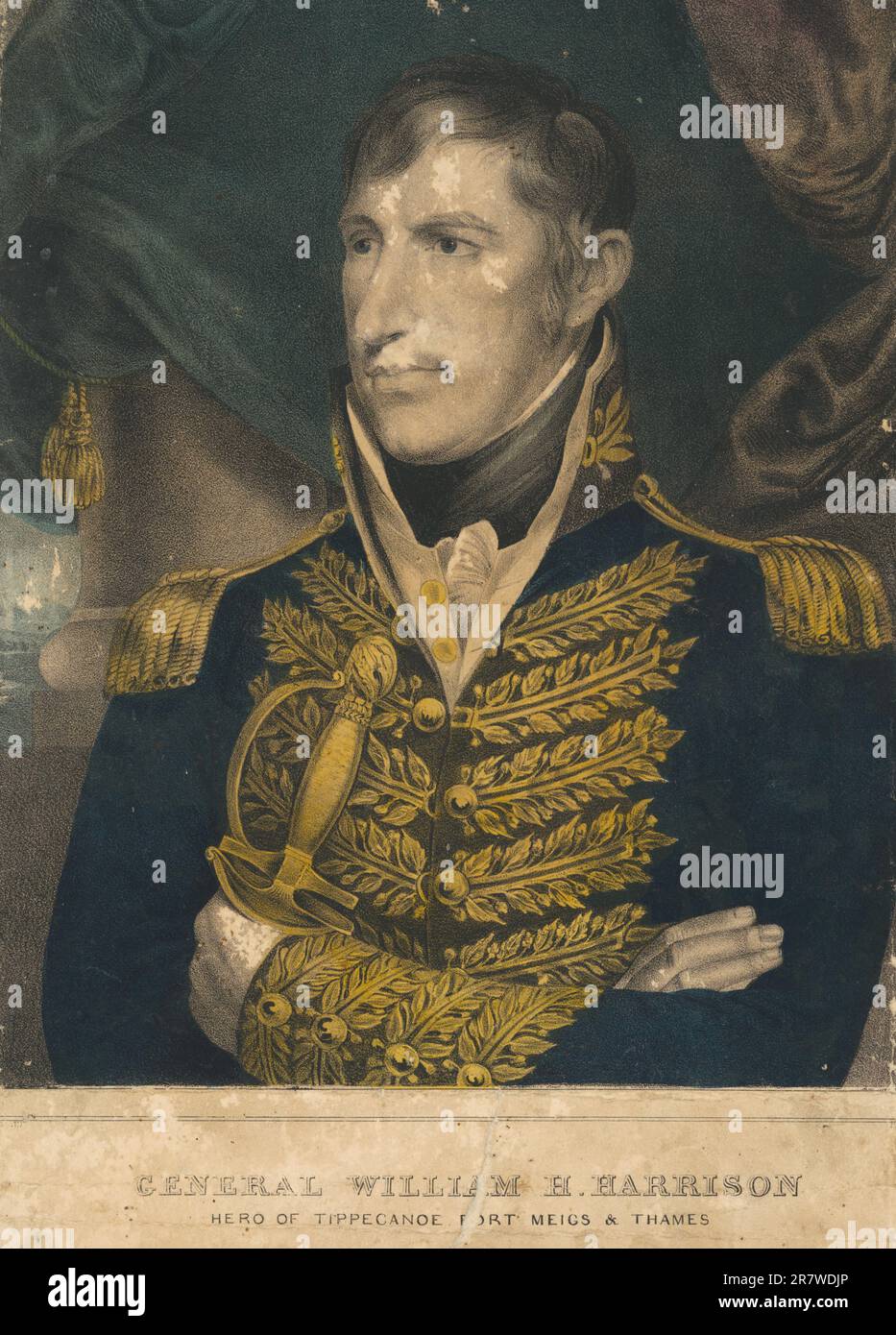 William Henry Harrison c. 1835-1840 Stock Photo - Alamy