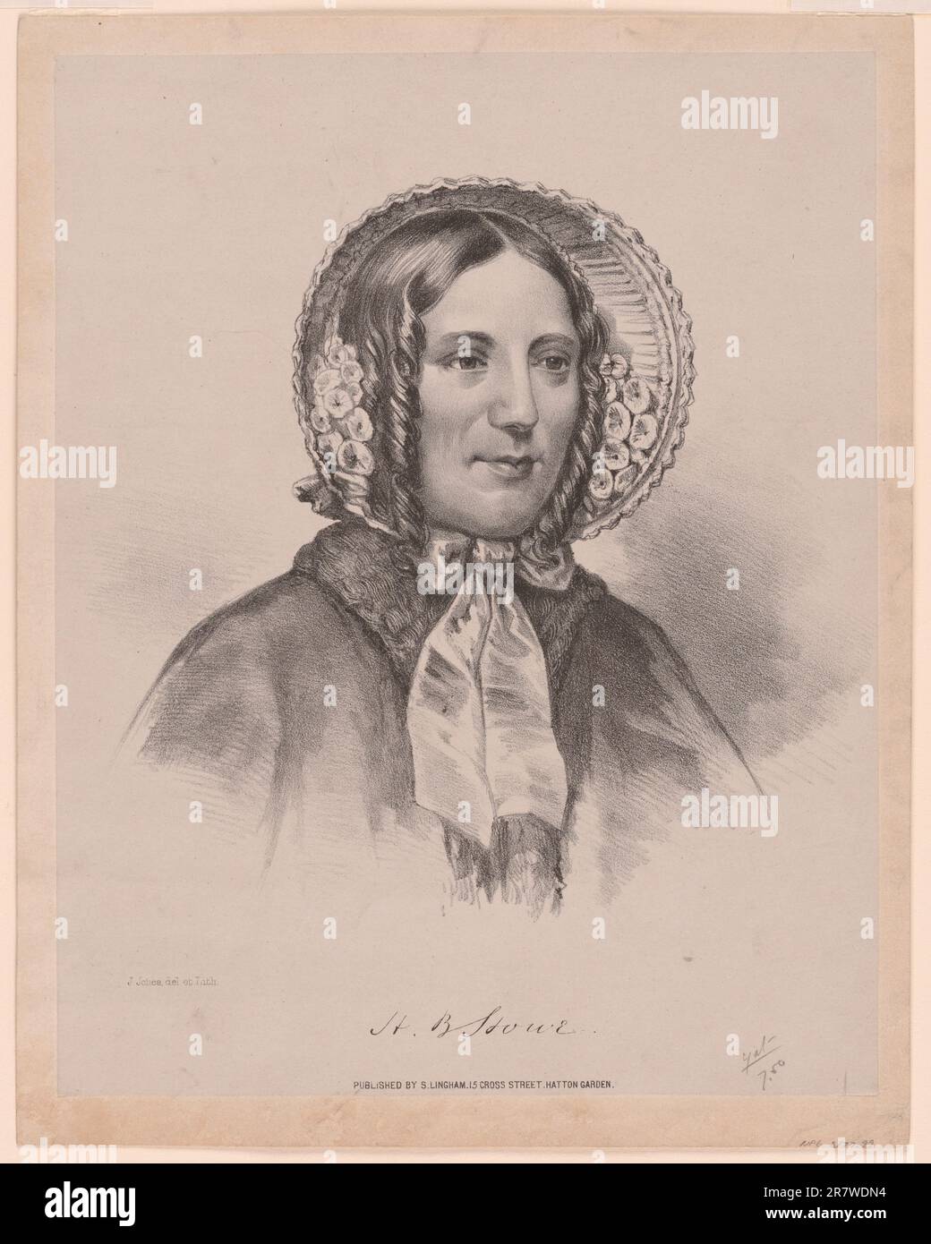 Harriet Beecher Stowe n.d.a Stock Photo - Alamy