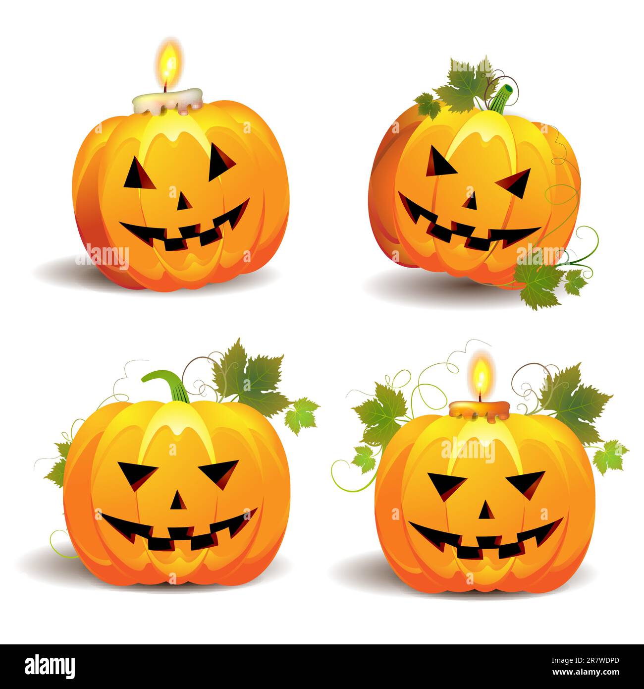 Halloween celebration pumpkins on Stock Vector Images - Alamy
