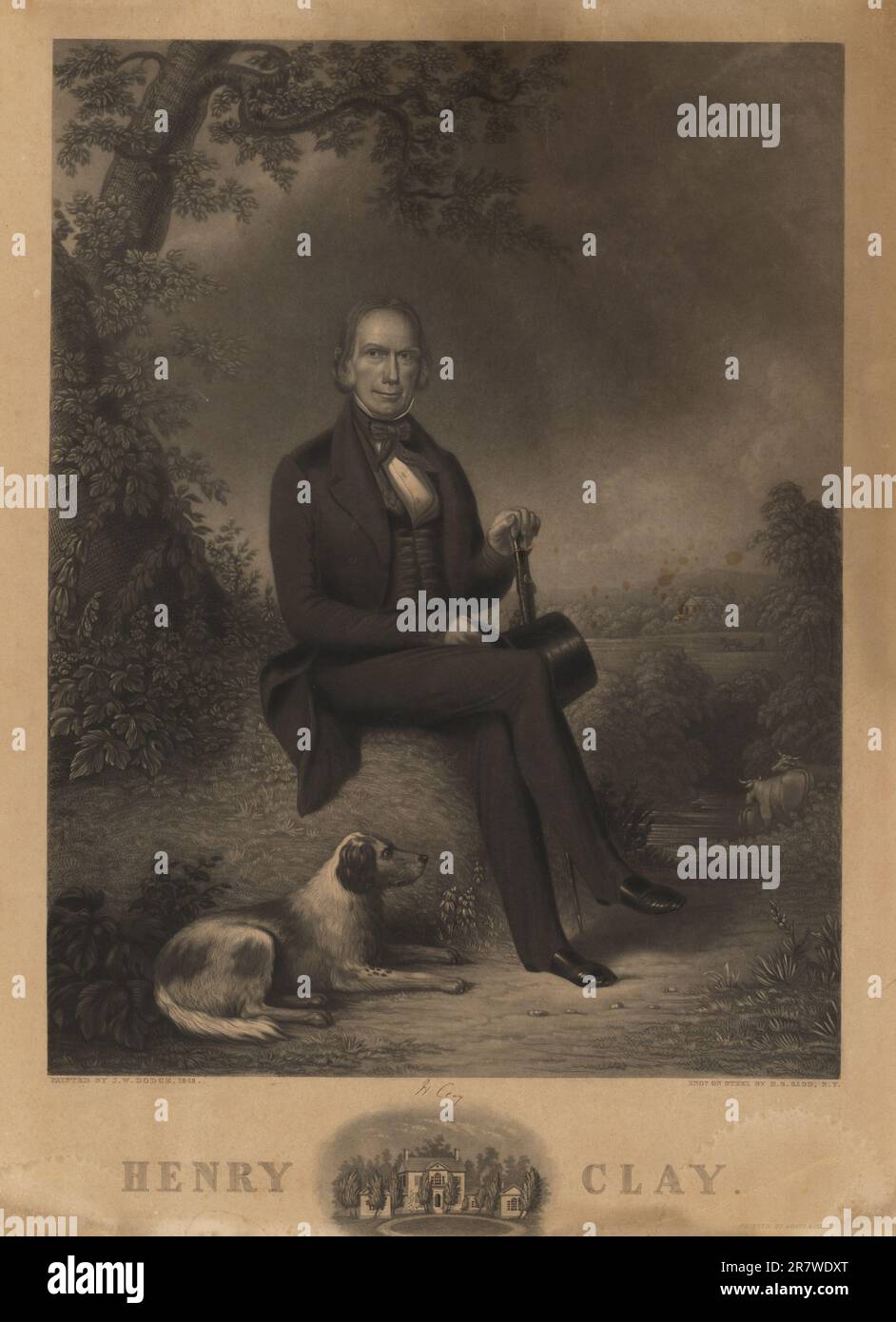 Henry Clay 1843 Stock Photo - Alamy