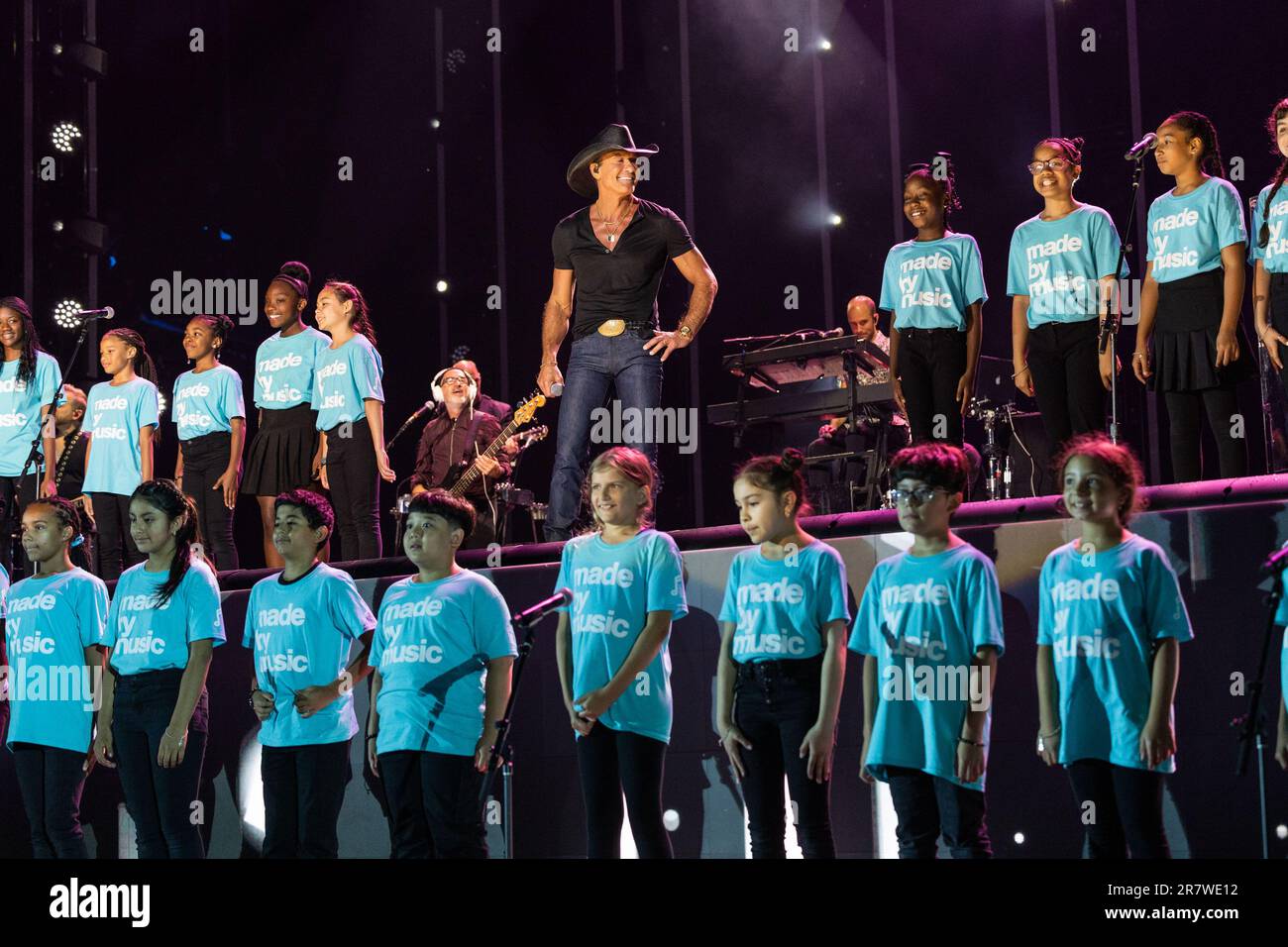 Tim McGraw performs during day 4 of the CMA Fest at Nissan Stadium on ...