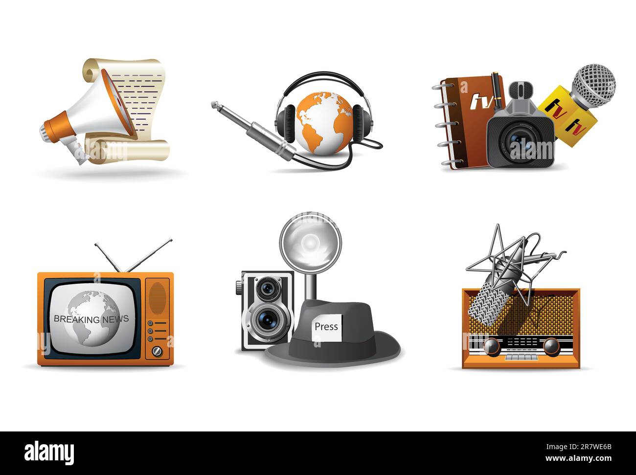 Press paper Stock Vector Images - Alamy