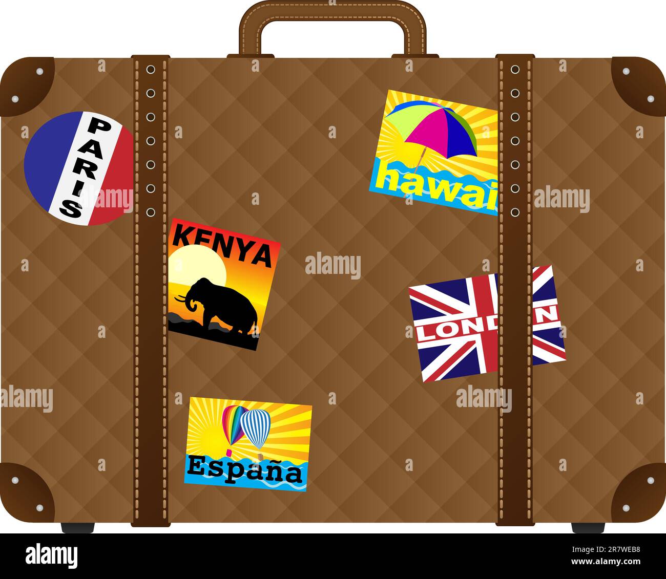 Trunk journey Stock Vector Images - Alamy