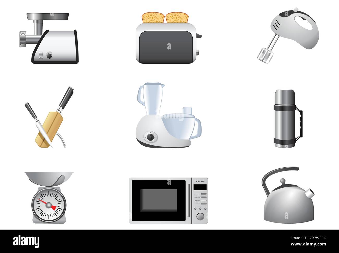 Kitchen equip Stock Vector Images - Alamy