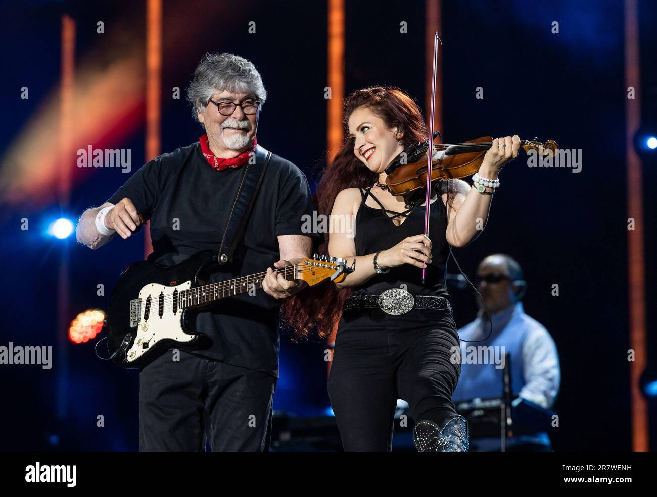 Megan Mullins Owen performs with Alabama during day 4 of the CMA Fest ...