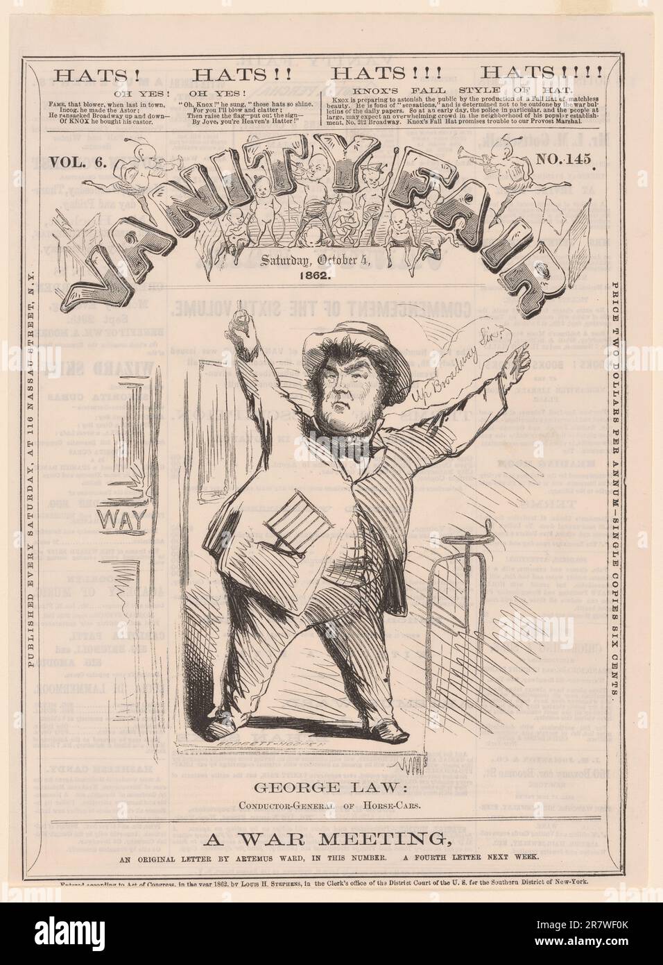 George Law 1862 Stock Photo - Alamy