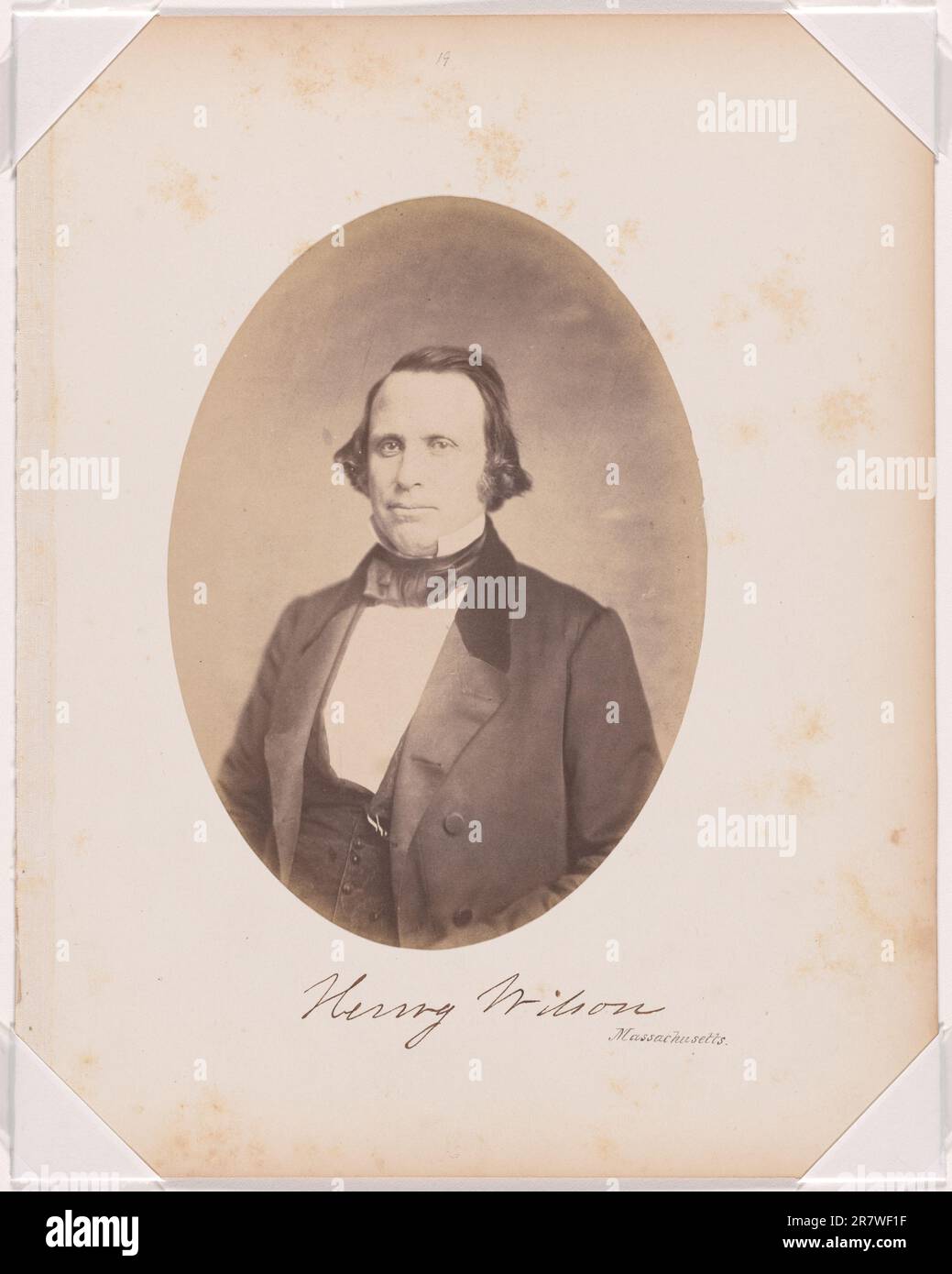 Henry Wilson c. 1859 Stock Photo - Alamy