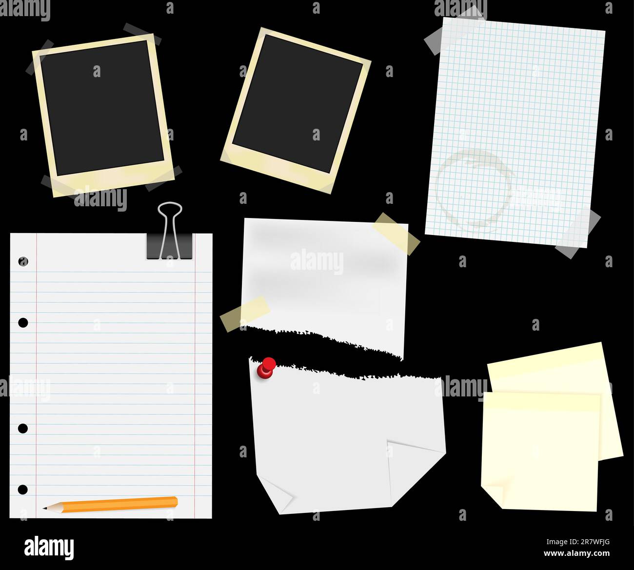 Line papers notes education hi-res stock photography and images - Alamy