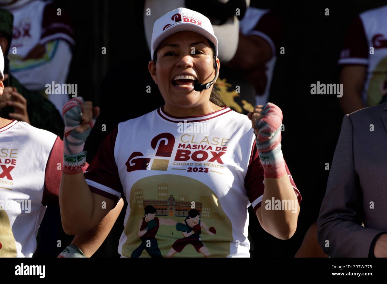 Mexico City, Mexico. 17th June, 2023. Former world boxing champion, Ana ...