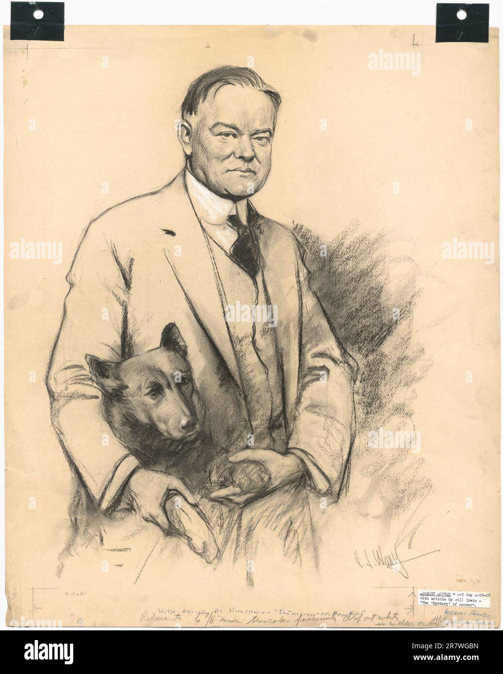 1920s herbert hoover Cut Out Stock Images & Pictures - Alamy