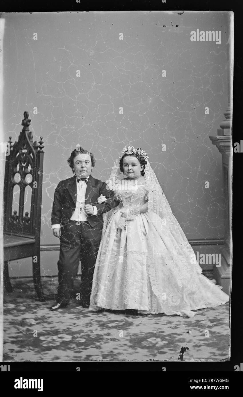 Charles and Lavinia Stratton c. 1860-1870 Stock Photo - Alamy
