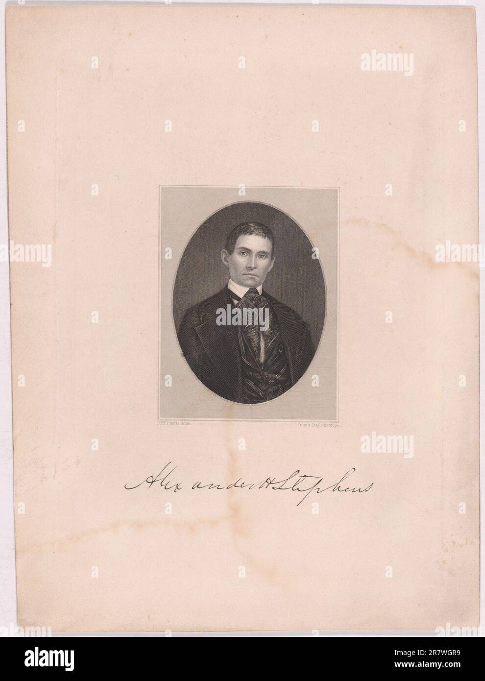 Alexander Stephens 1865 Stock Photo - Alamy