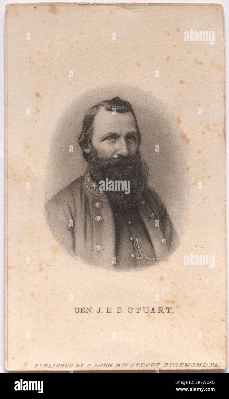Jeb Stuart c. 1861-1865 Stock Photo - Alamy