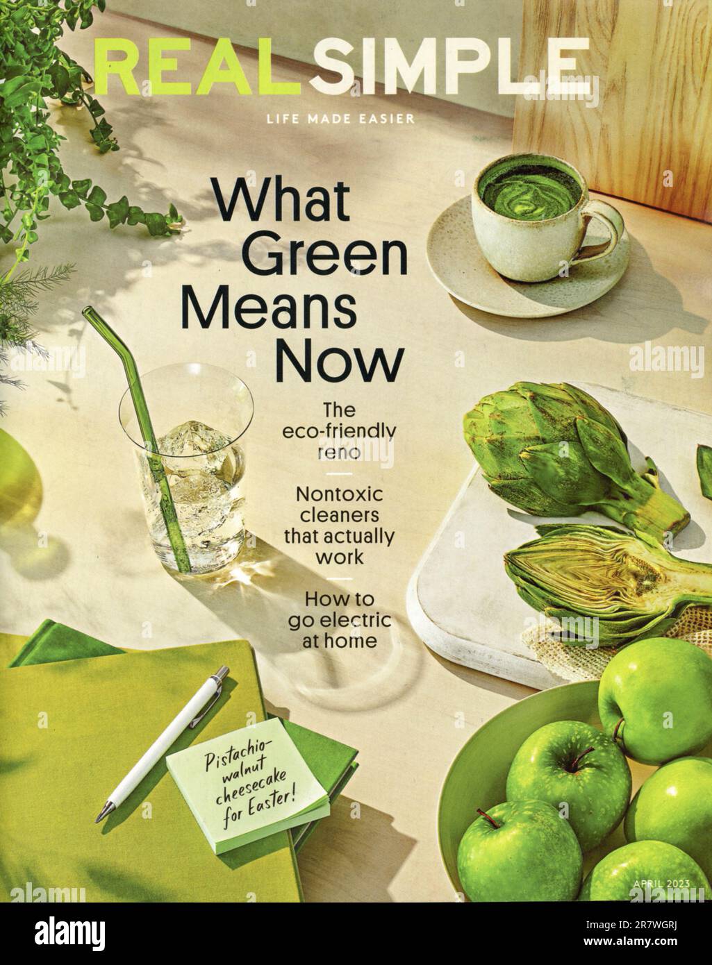 "Real Simple" April 2023 magazine cover, USA Stock Photo - Alamy