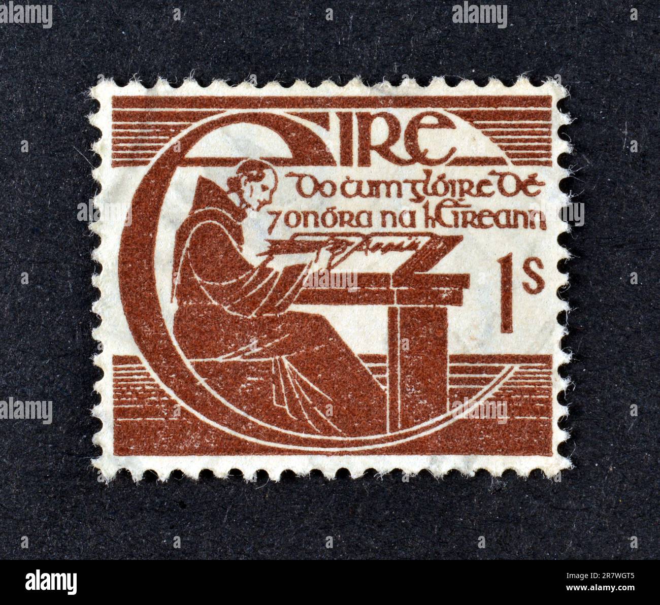 ancelled postage stamp printed by Ireland, that shows Michael O' Clery ...