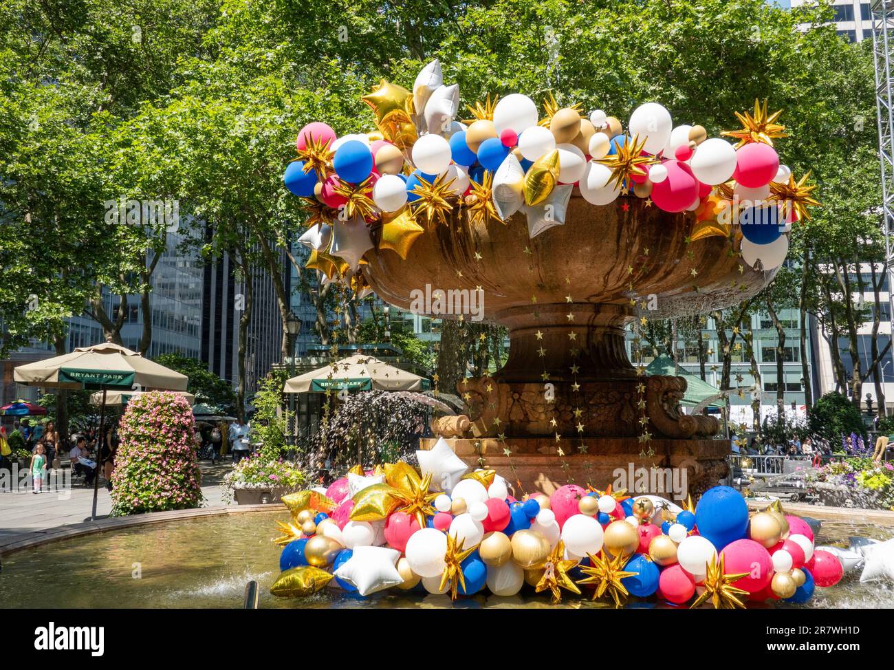 The Josephine Shaw Lowell Memorial Fountain is overflowing with ...