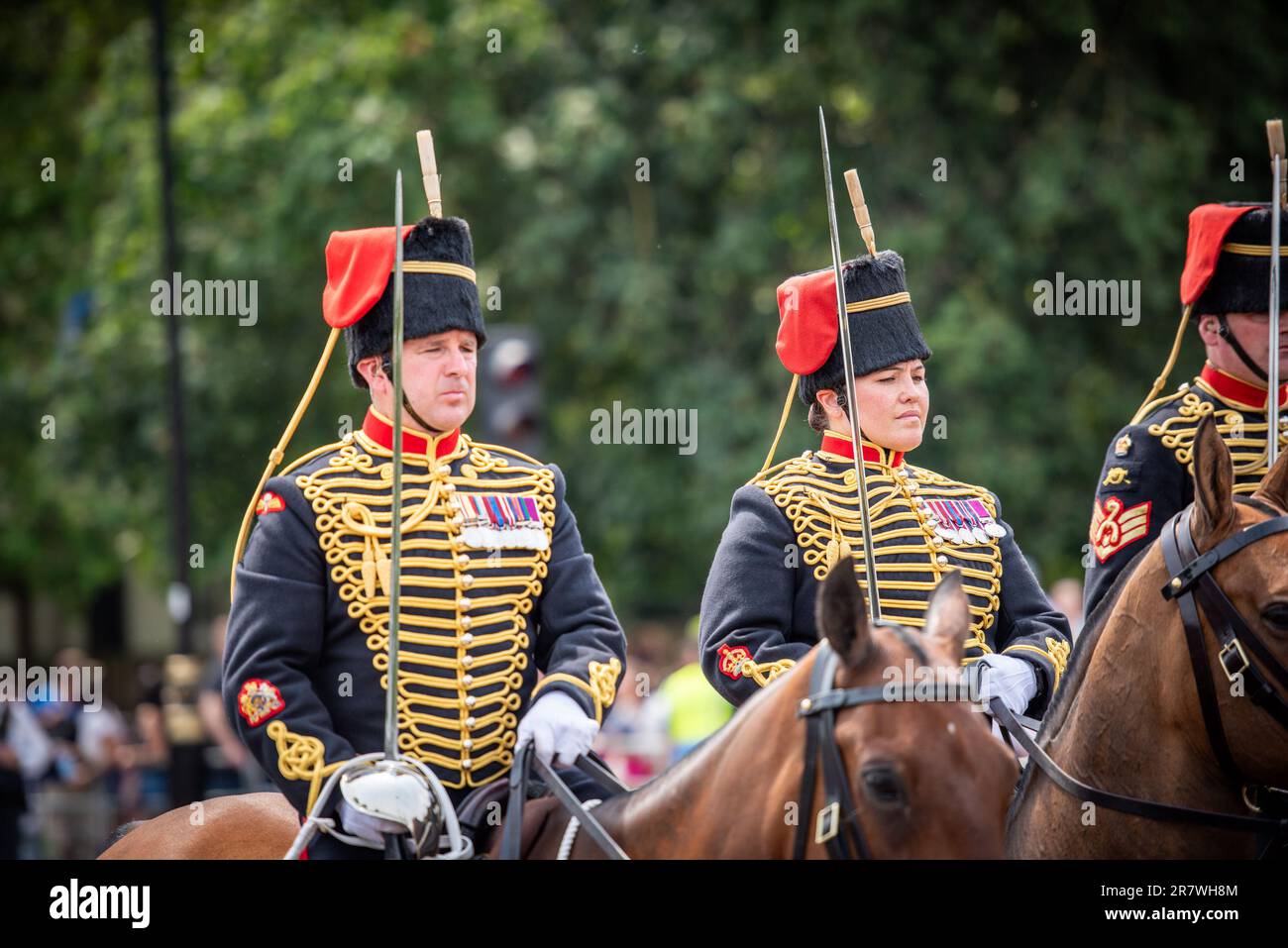 London, UK. 17th June, 2023. A Military Spectacle participates in ...