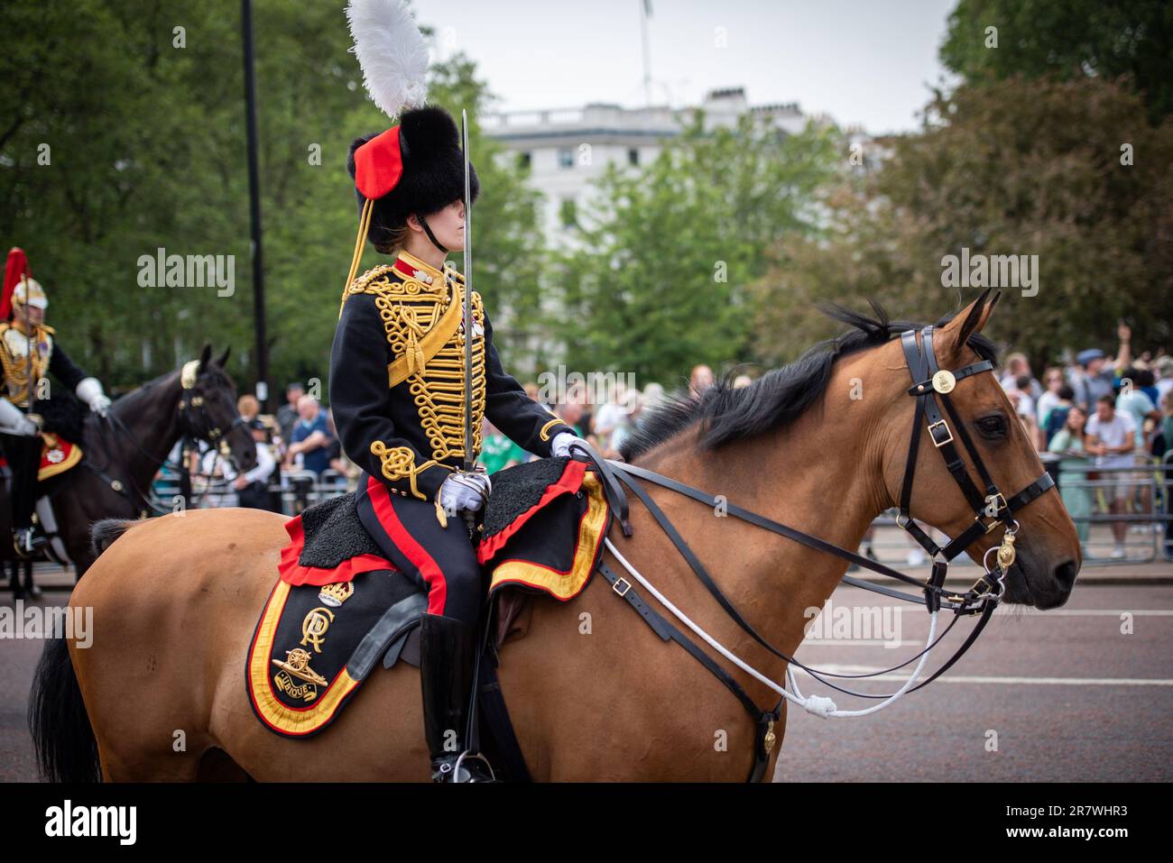 London, UK. 17th June, 2023. A Military Spectacle participates in ...