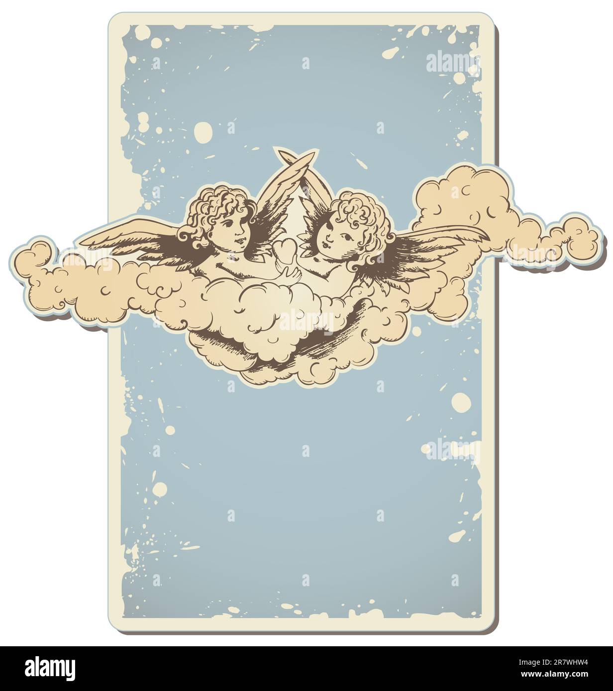 Banner with angels Stock Vector Images - Alamy