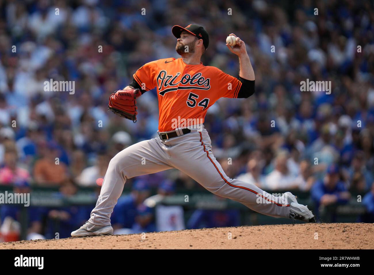 Baltimore Orioles relief pitcher Danny Coulombe throws during the ...