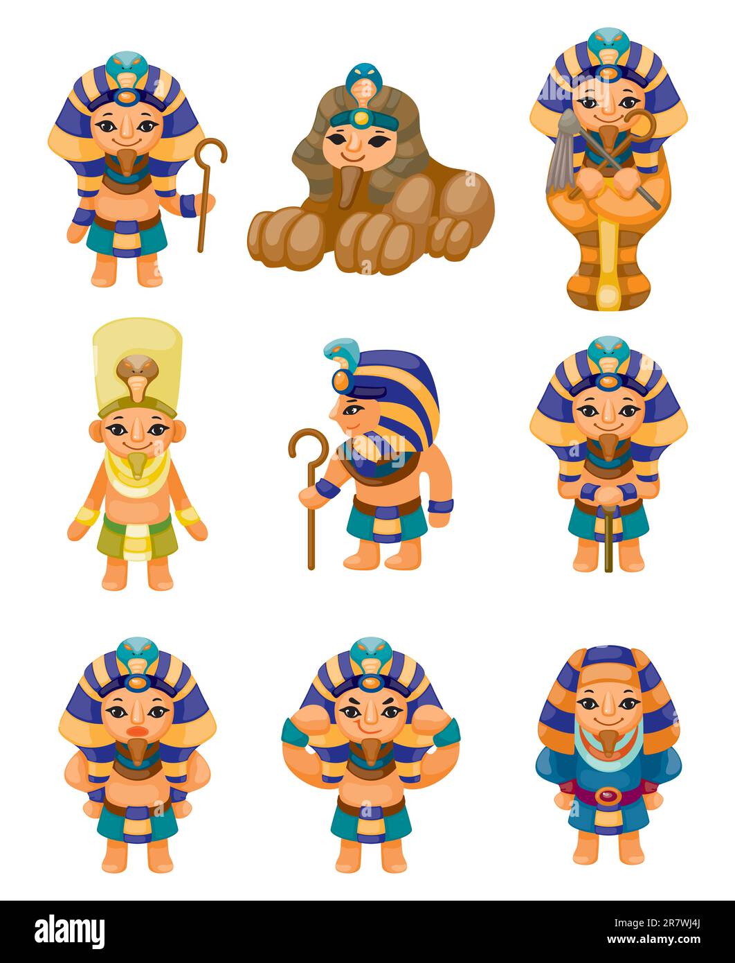 cartoon pharaoh icon Stock Vector Image & Art - Alamy