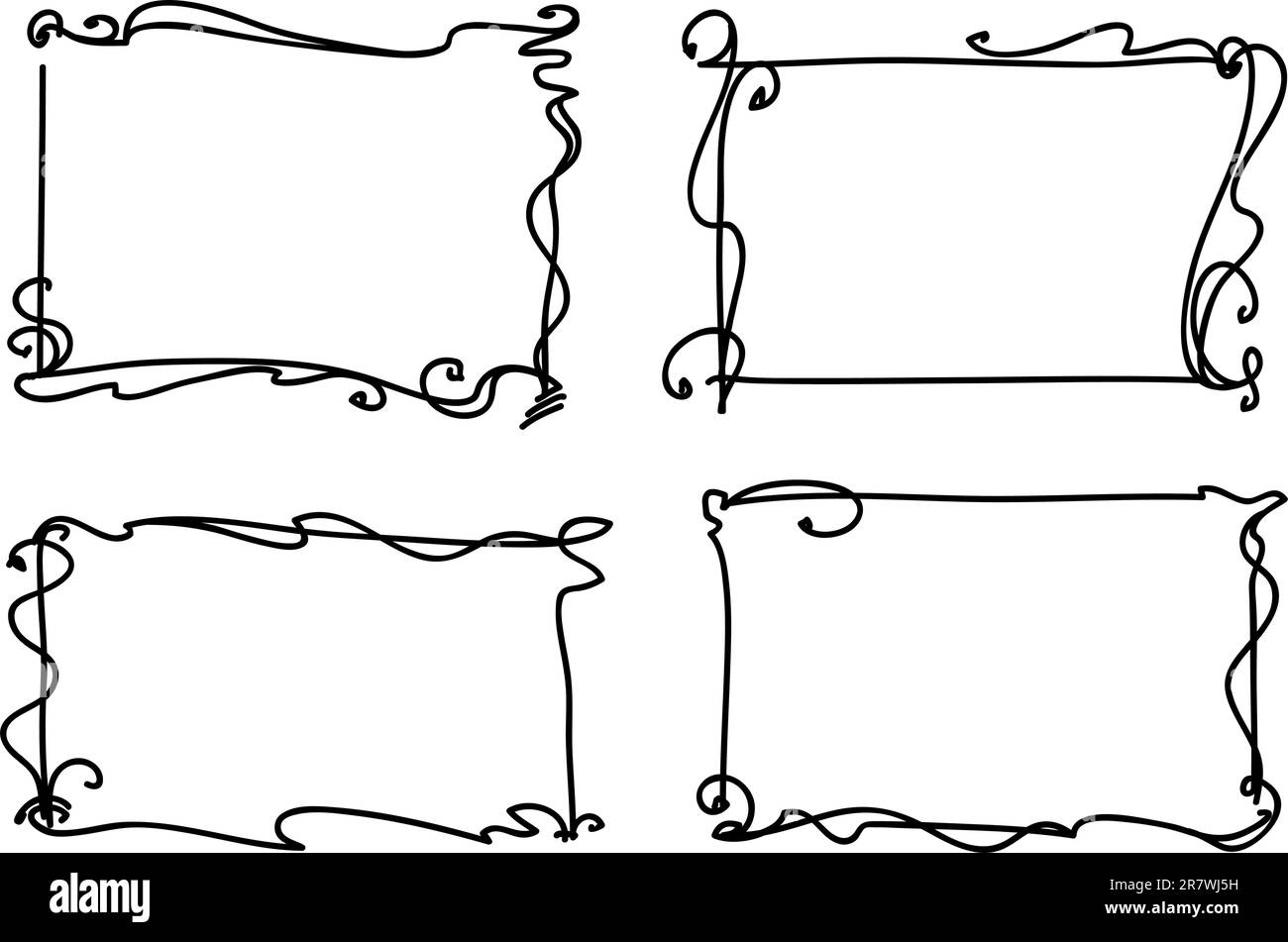 Beautiful modern interior design Stock Vector Images - Alamy