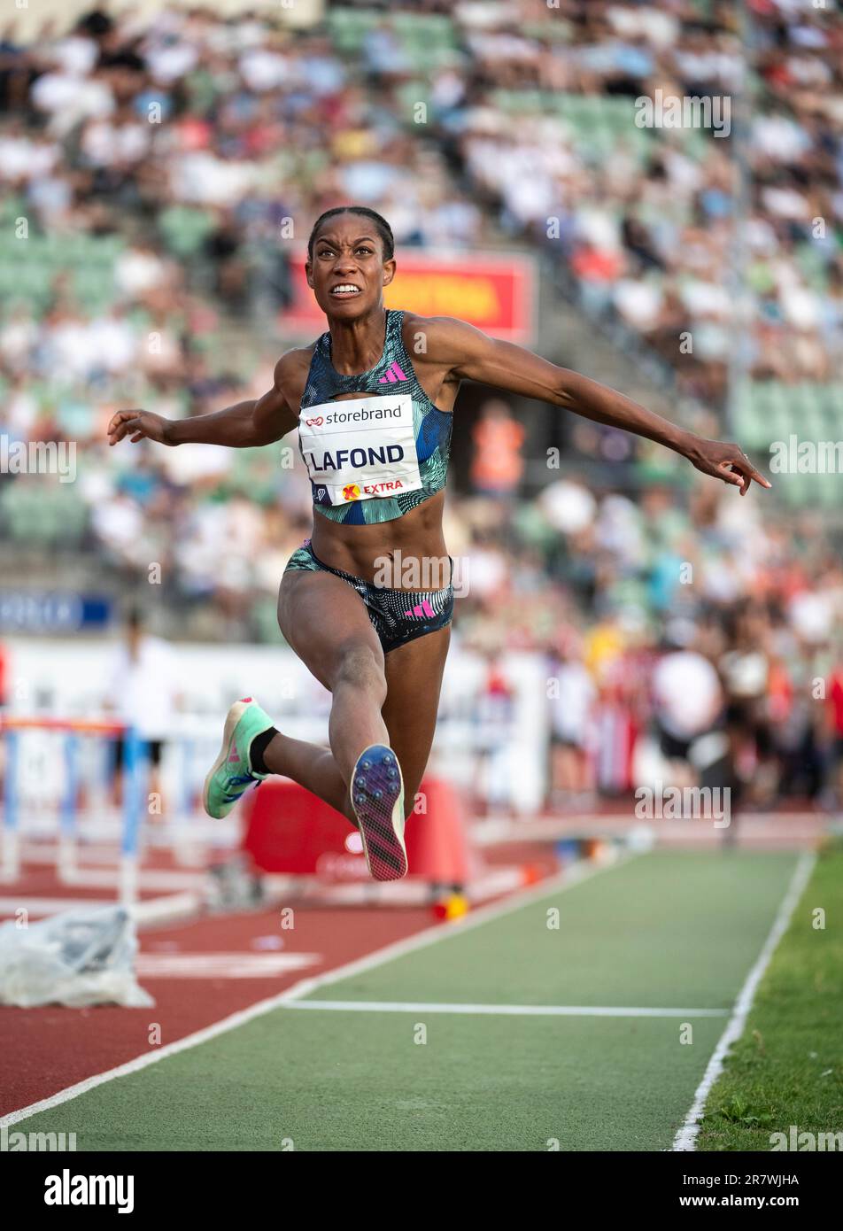 Thea Lafond of the Commonwealth of Dominica competing in the women’s ...