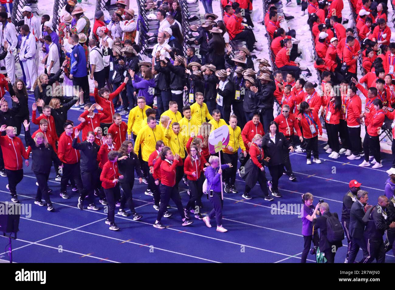Berlin, Germany, 17, June, 2023. Olympics athletes entry during the ...