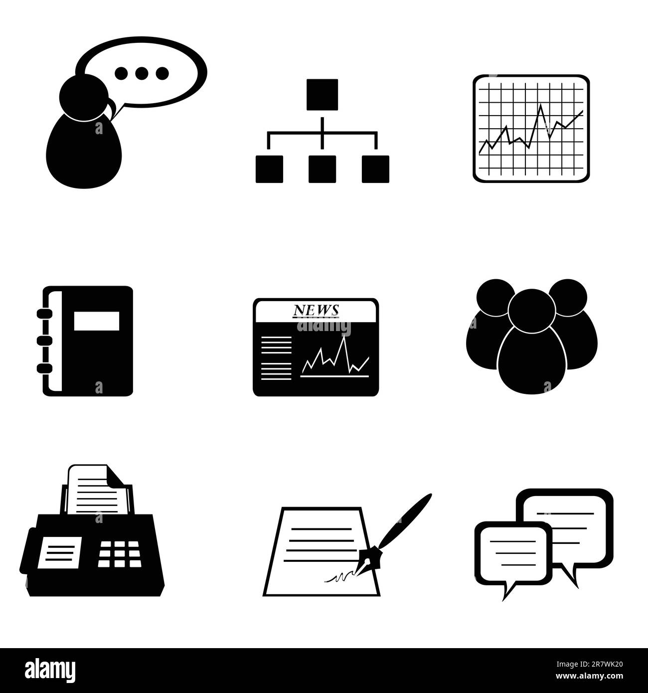 Business news chart Stock Vector Images - Alamy