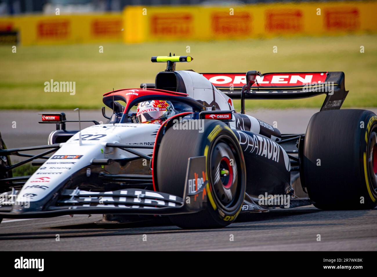 Yuki Tsunoda (JAP) Alpha Tauri AT04 during Free Practice 3 on Saturday of FORMULA 1 PIRELLI ...
