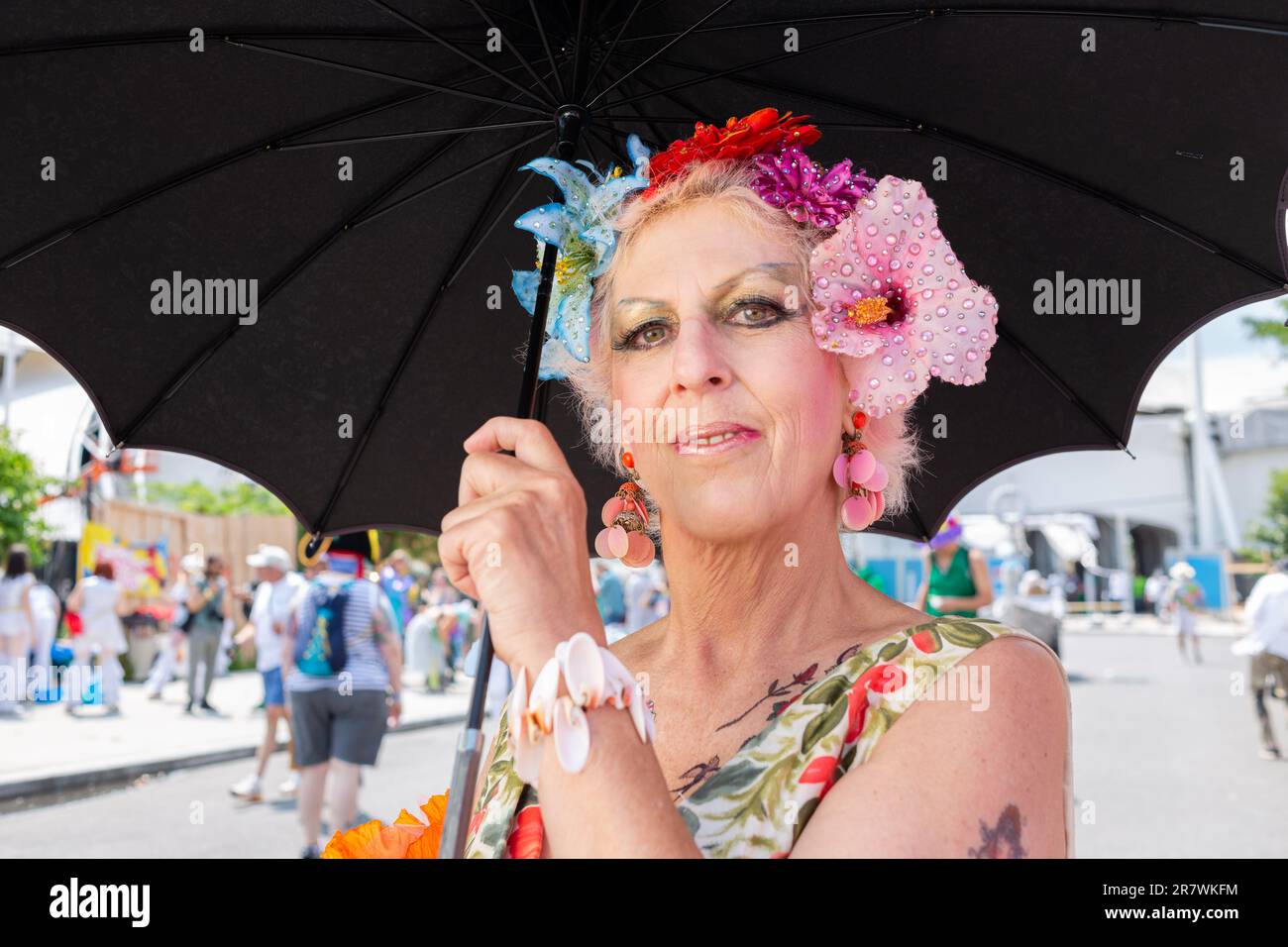 Brooklyn, NY, USA. 17th June, 2023. The Coney Island Mermaid Parade ...
