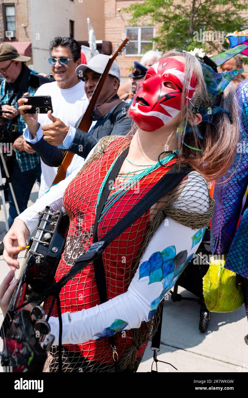 Brooklyn, NY, USA. 17th June, 2023. The Coney Island Mermaid Parade ...