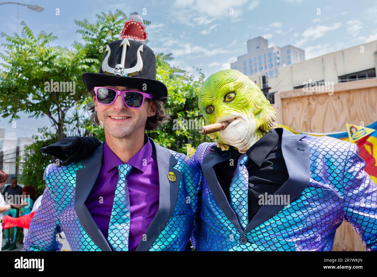 2023 coney island mermaid parade hi-res stock photography and images ...