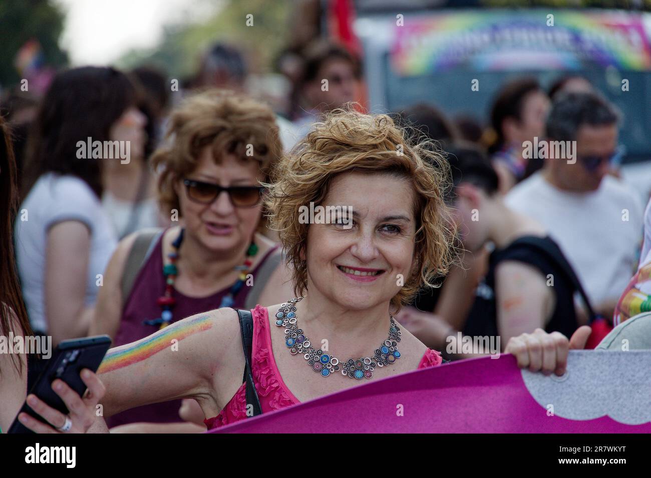 Turin, Italy. 17th June, 2023. Former councilor for rights of the ...