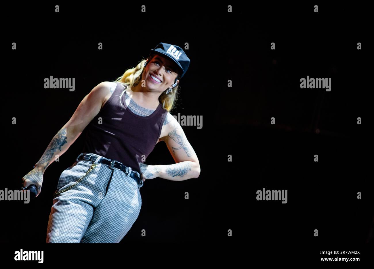 Neuhausen Ob Eck, Germany. 17th June, 2023. Australian musician Tash ...