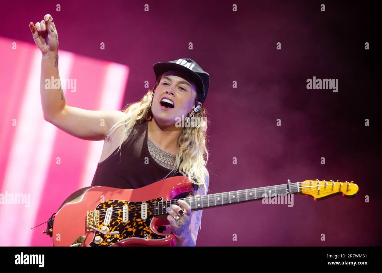 Neuhausen Ob Eck, Germany. 17th June, 2023. Australian musician Tash ...