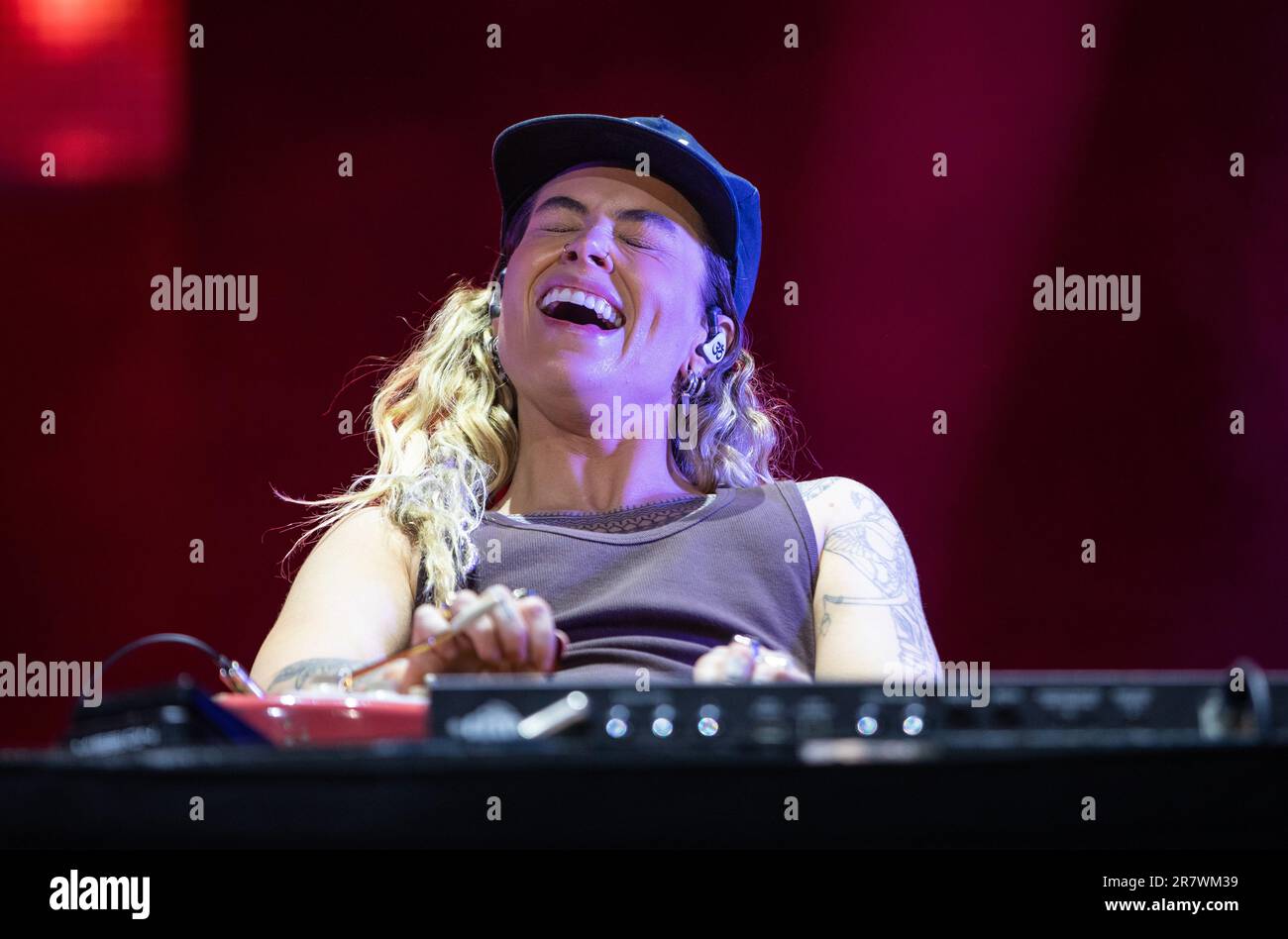 Neuhausen Ob Eck, Germany. 17th June, 2023. Australian musician Tash ...