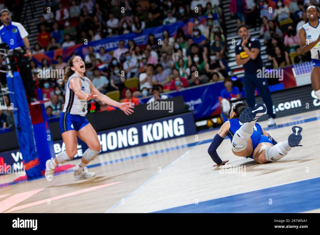 Hong Kong, Hong Kong. 17th June, 2023. Francesca Bosio (#4) and ...