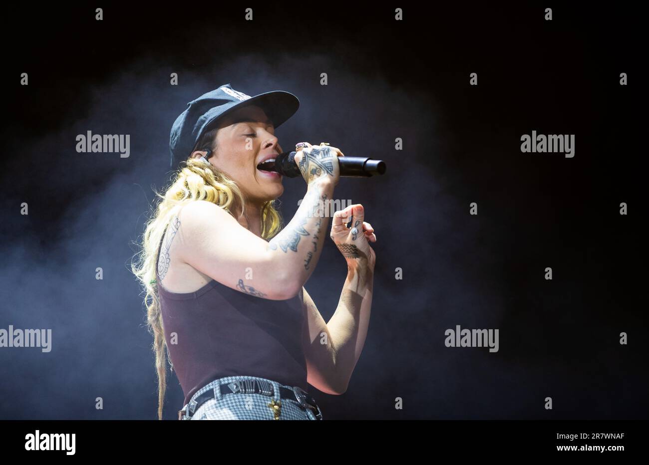 Neuhausen Ob Eck, Germany. 17th June, 2023. Australian musician Tash ...