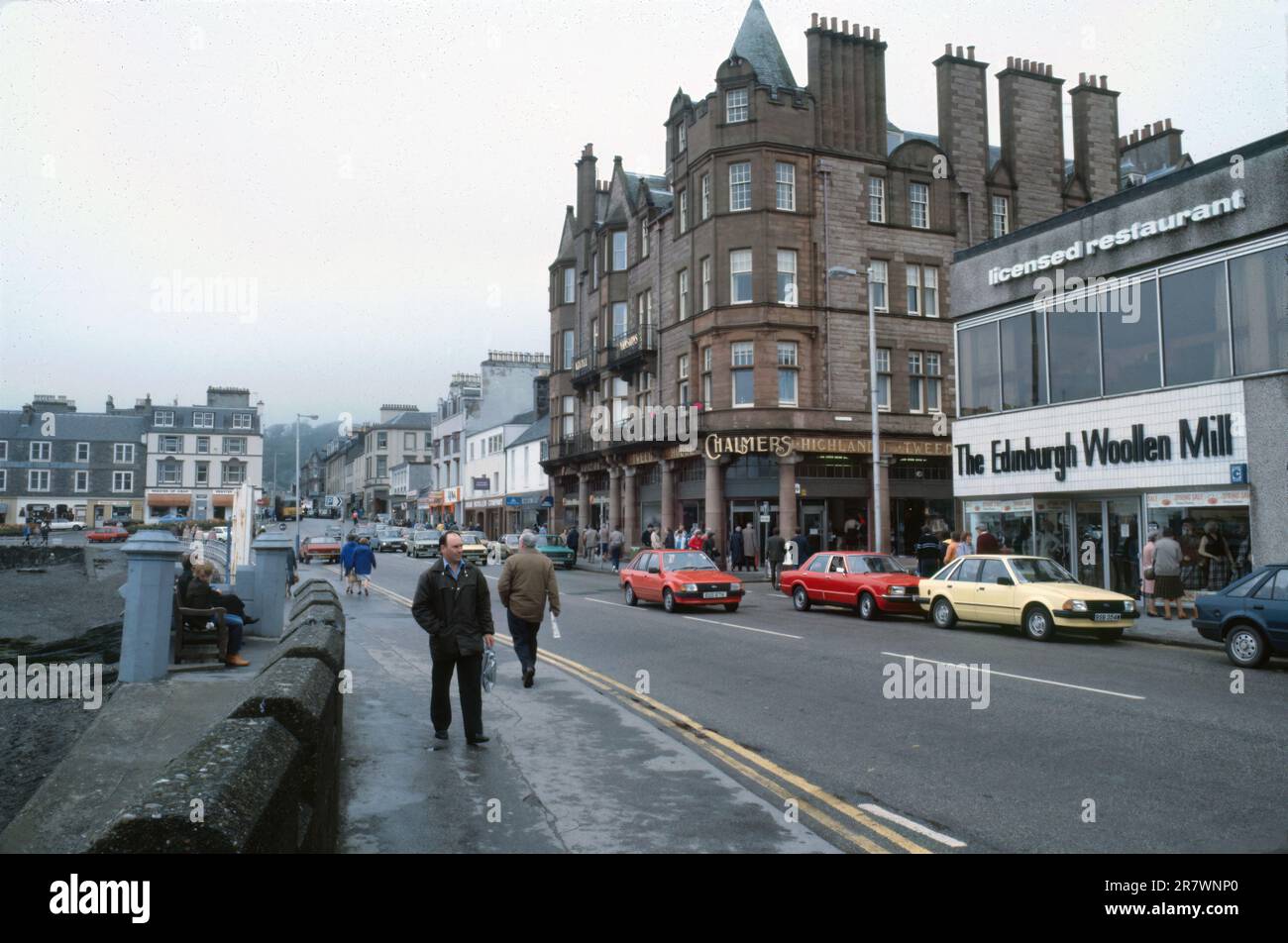 Oban, Scotland, United Kingdom- July 1983: View of Chalmers Highland ...