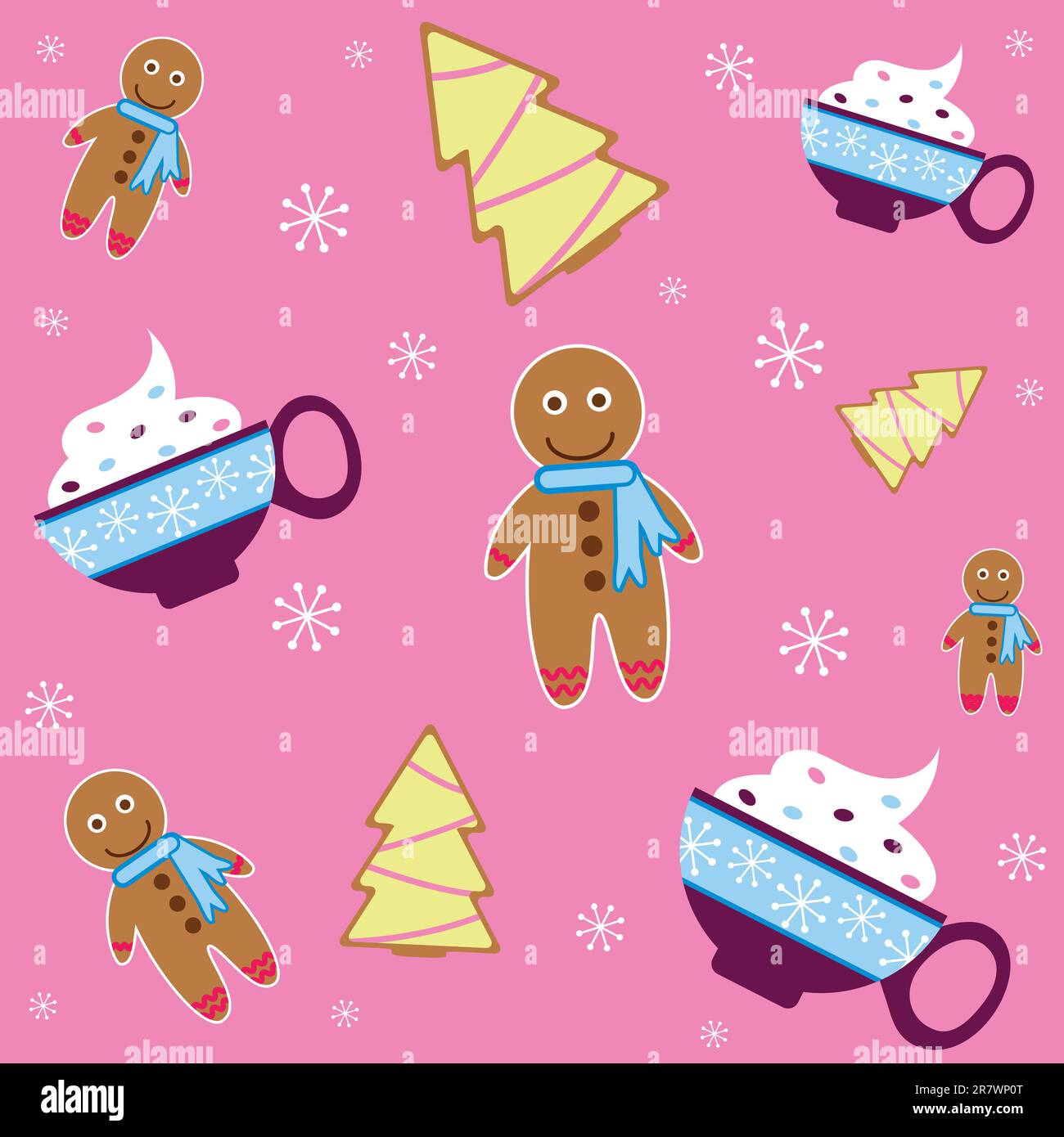 Gingerbread man coffee Stock Vector Images - Alamy