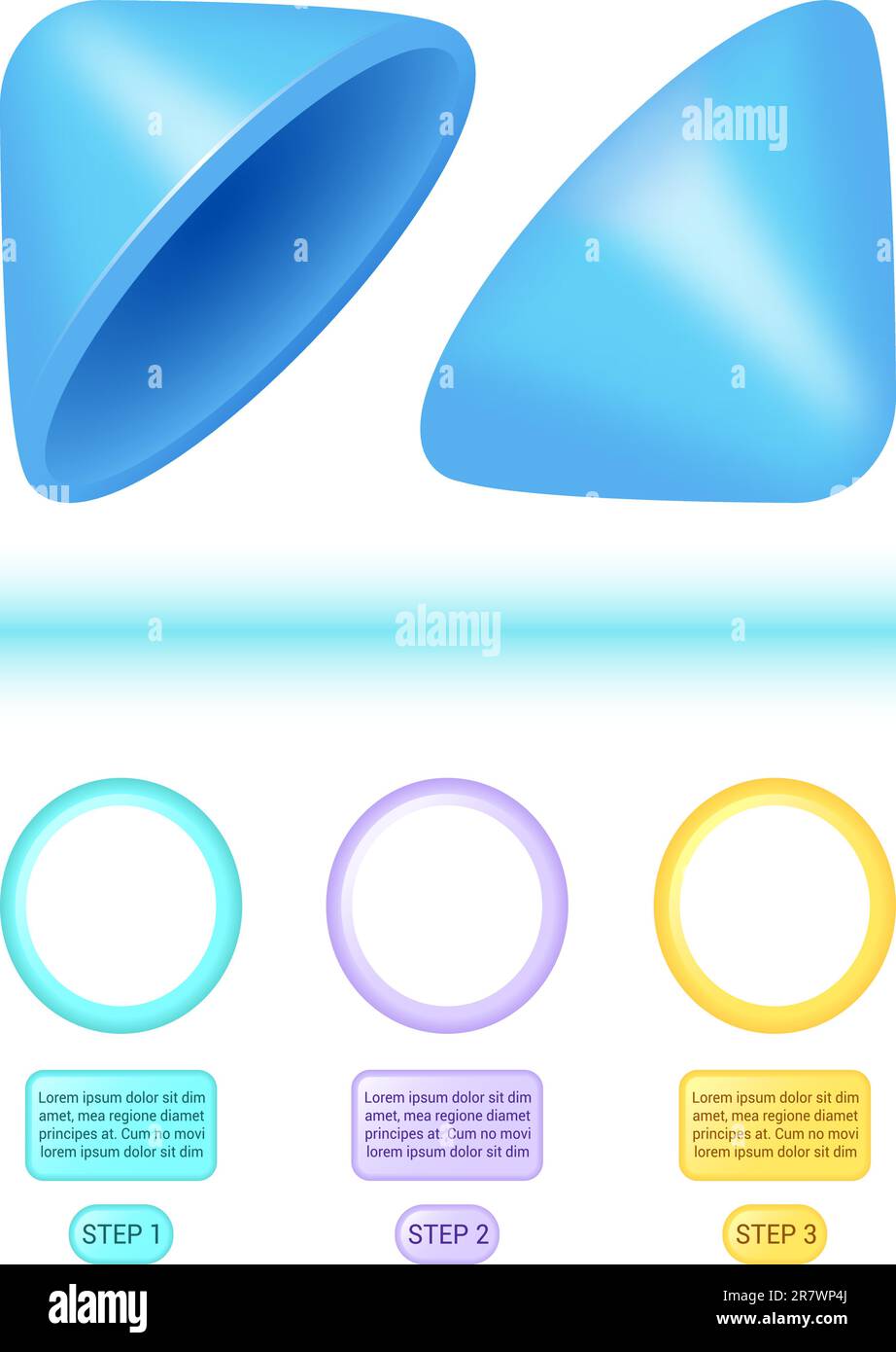 Creative colourful infographic chart design element set Stock Vector ...