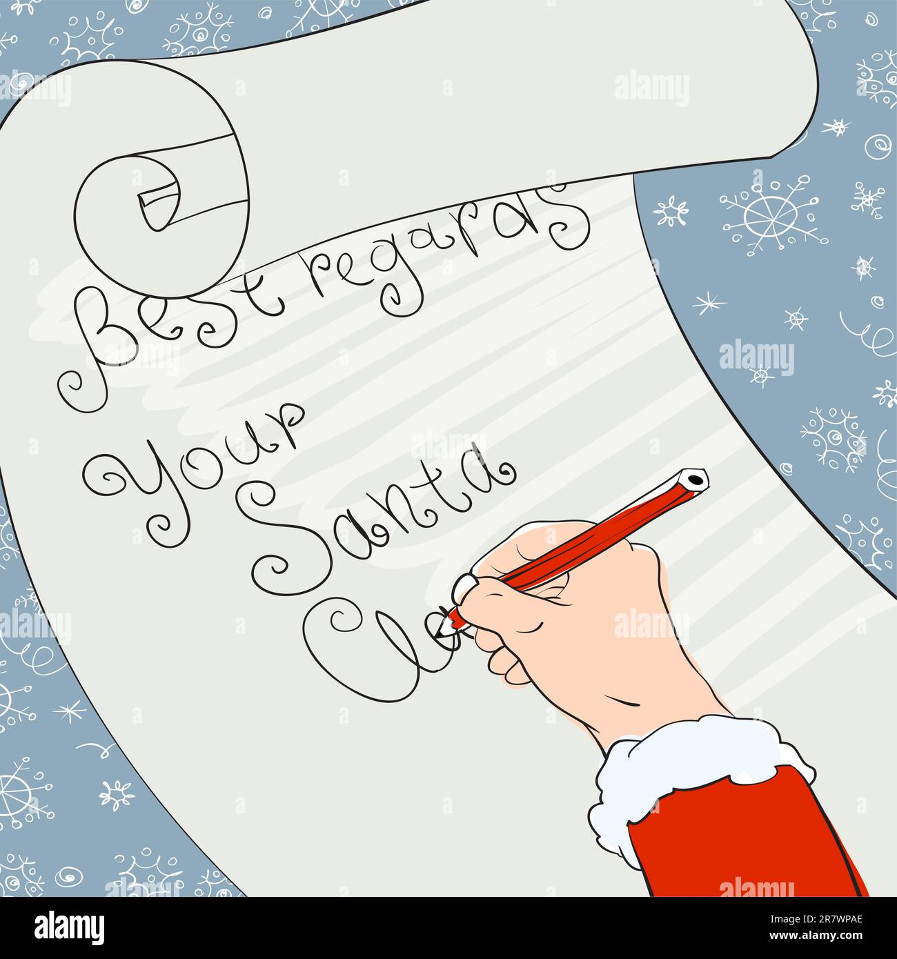 Santa greeting signs. Vector, Eps8 Stock Vector Image & Art - Alamy