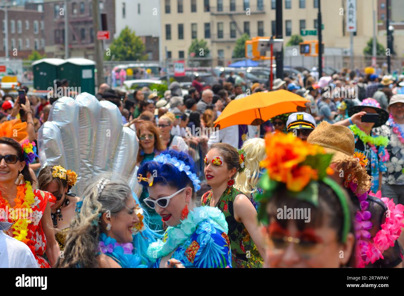 New York City, United States. 17th June, 2023. Thousands gather on the ...