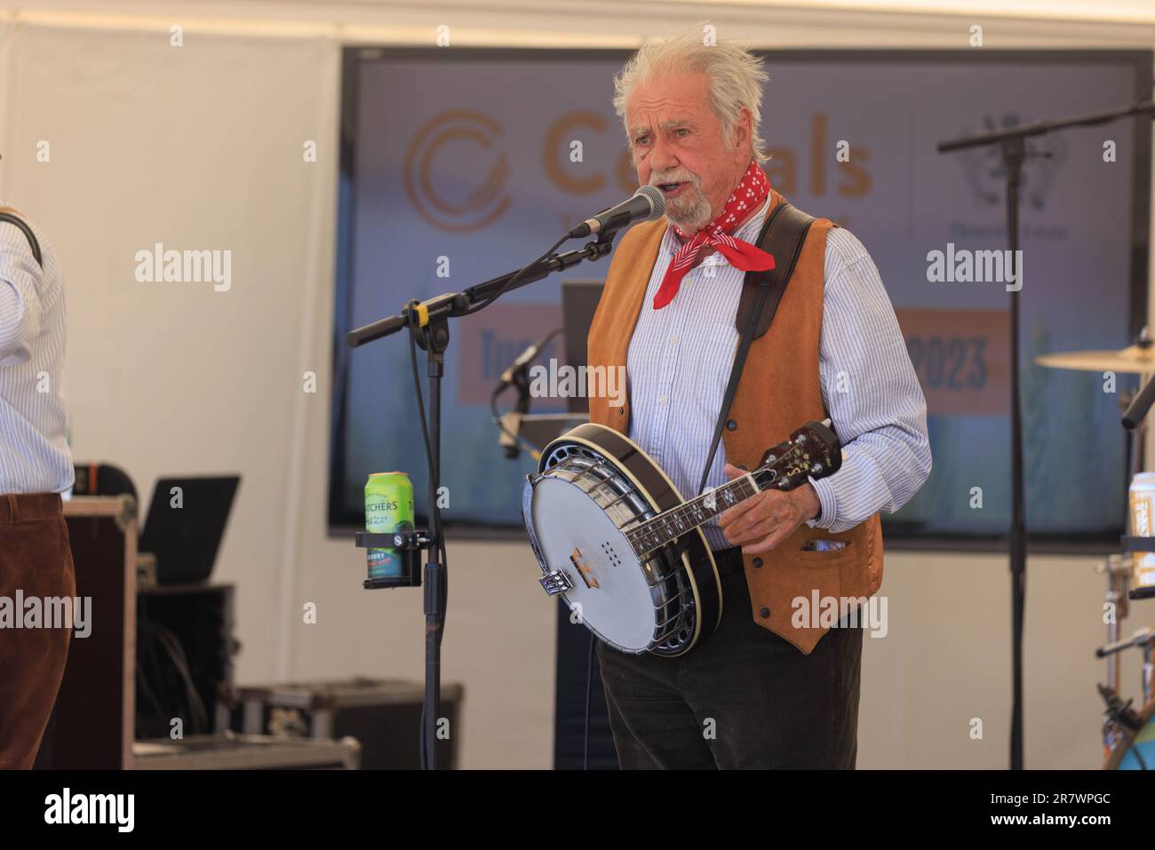 13th May 2023 The Wurzels playing at the 2023 Cereals Event, Thoresby ...